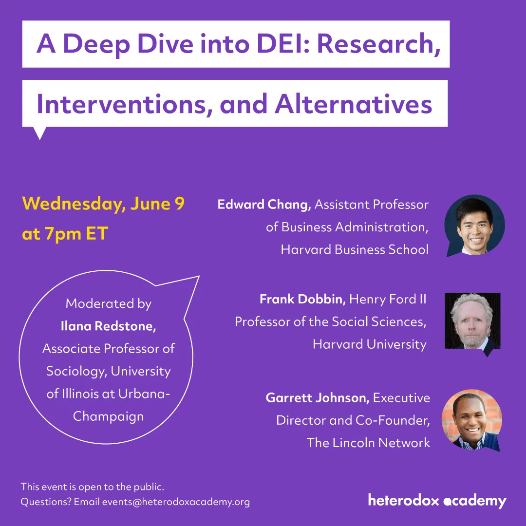 A Deep Dive into DEI: Research, Interventions, and Alternatives ...