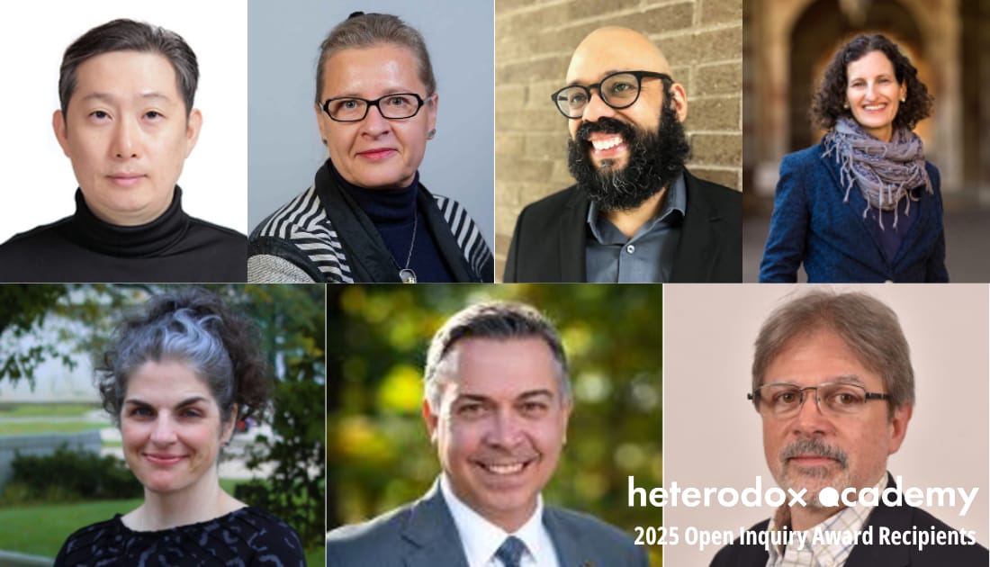 Heterodox Academy Announces Recipients of 2025 Open Inquiry Awards ...