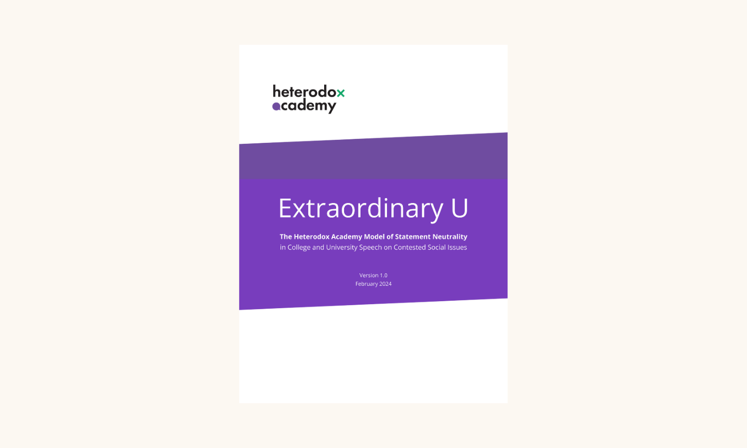 The HxA Model of Statement Neutrality