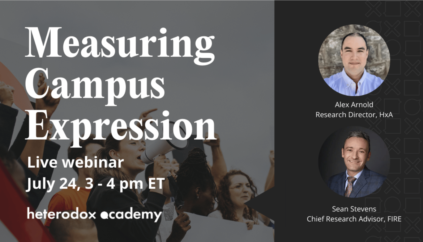 Measuring Campus Expression — Heterodox Academy