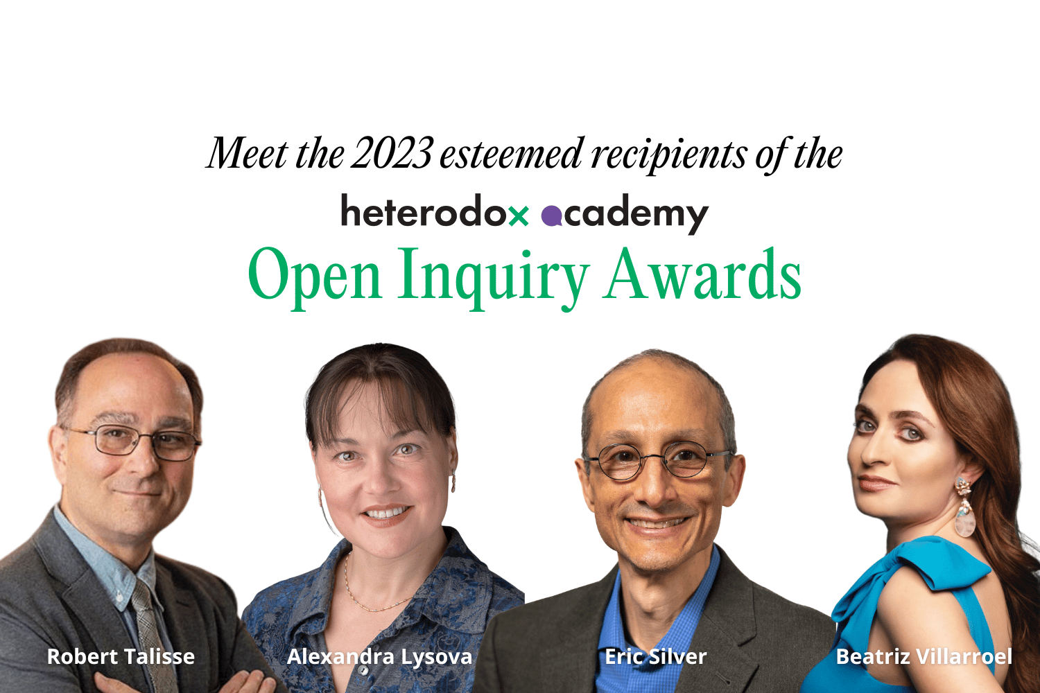 Heterodox Academy Announces 2023 Open Inquiry Award Winners