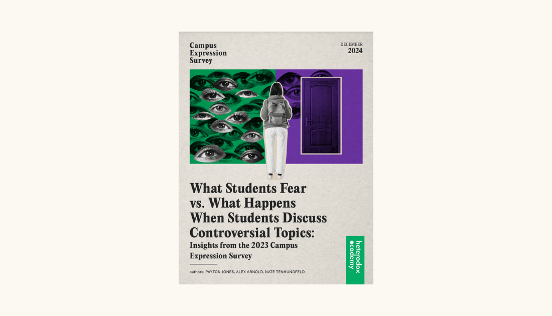 What Students Fear vs. What Happens When Students Discuss Controversial ...
