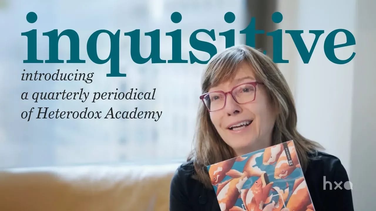 Why did we start inquisitive? A conversation with Alice Dreger